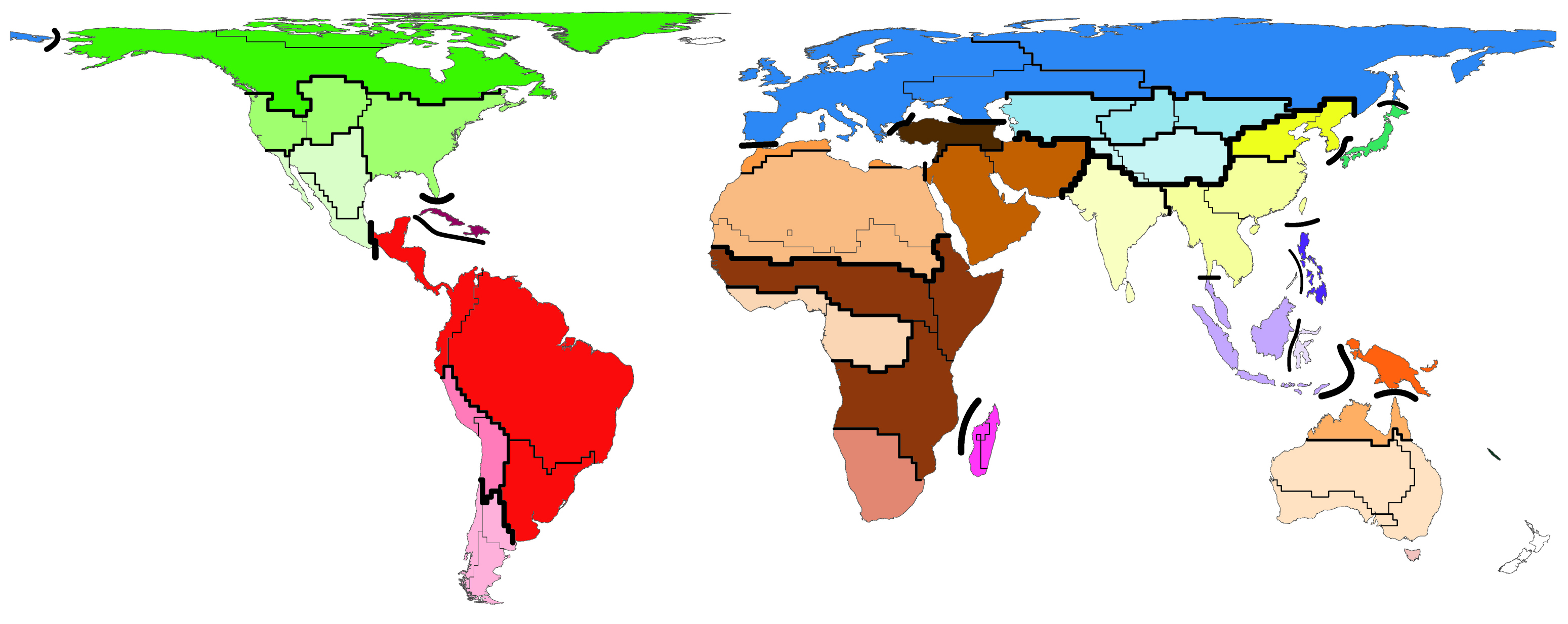 Neue Weltkarte der Biogeographie | daburnas Logbuch